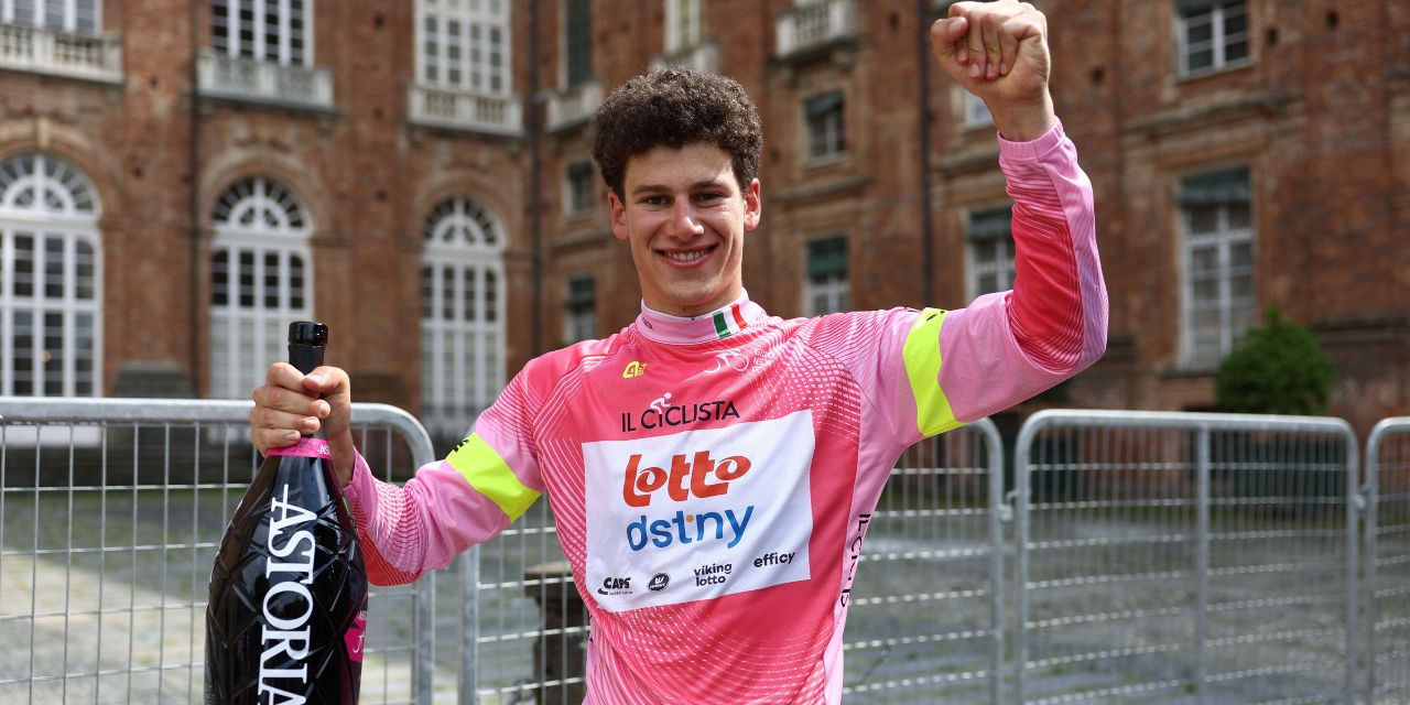 Alec Segaert wins Stage 1 of the Giro Next Gen - www.gironextgen.it